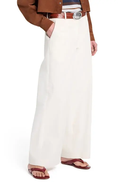 TWP Dylan Stretch Cotton Corduroy Wide Leg Pants