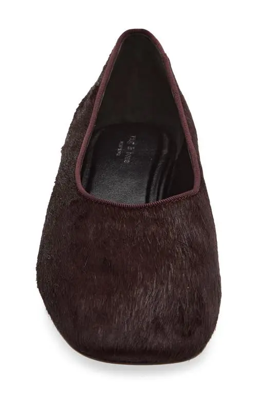 Rag & Bone Poppi Genuine Calf Hair Ballet Pump