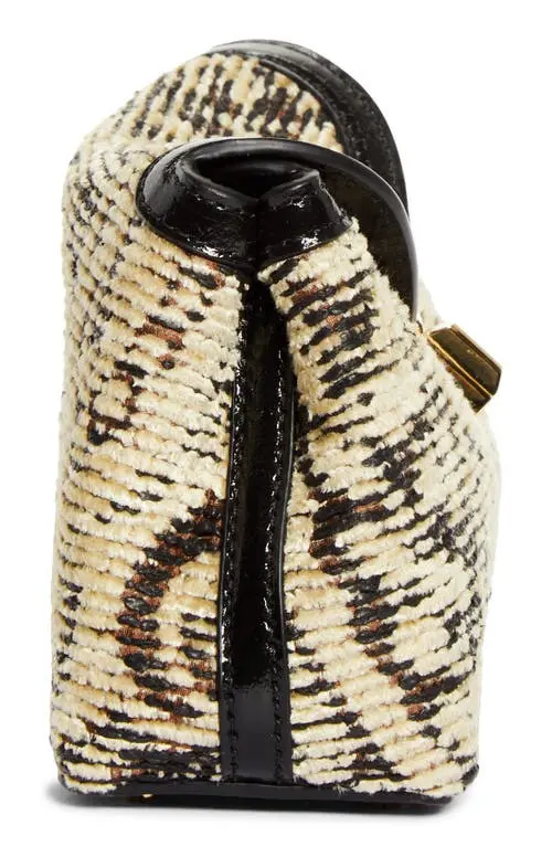 TOTEME Mini T-lock Paisley Jacquard Clutch