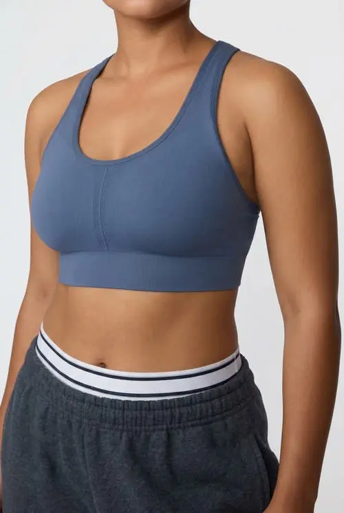 HARPER WILDE Seamless Racerback Sports Bra - Evernight