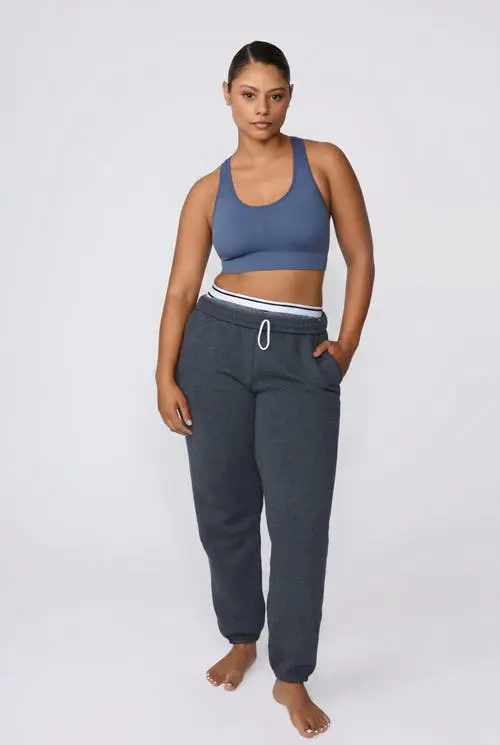 HARPER WILDE Seamless Racerback Sports Bra - Evernight