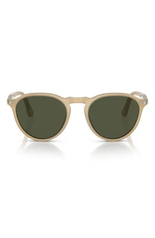 Persol Phantos Sunglasses - Beige Opal/green