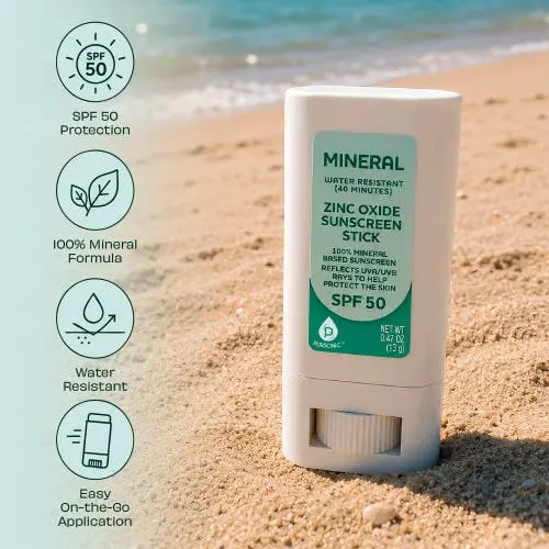 PURSONIC Mineral Zinc Oxide Sunscreen Stick Spf 50