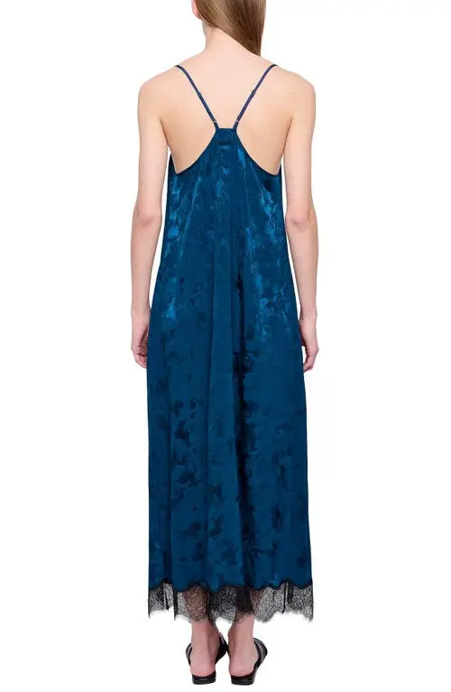 Zadig&Voltaire Respa Horse Jacquard Silk Slipdress