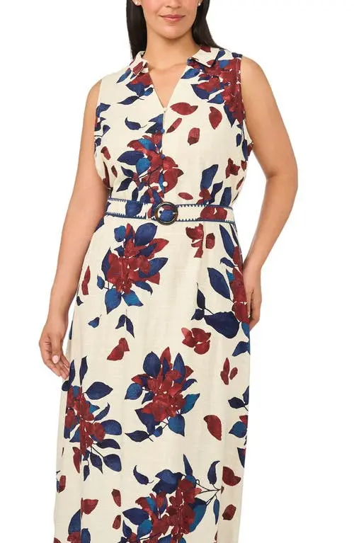Halogen Collared Midi Dress