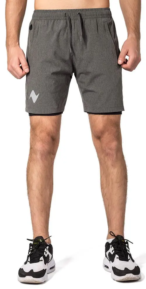 ZILPU Quick-dry Performance 7" Training Shorts - Dark Gray