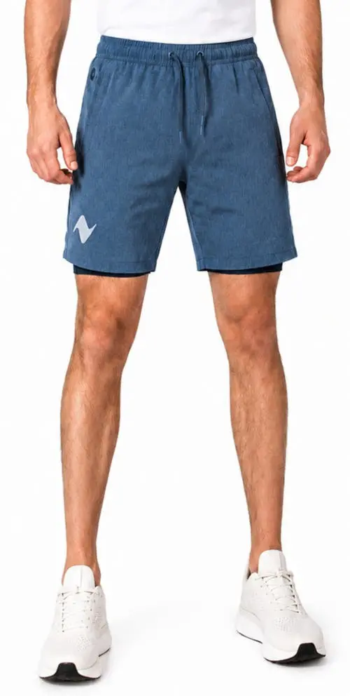 ZILPU Quick-dry Performance 7" Training Shorts - Navy