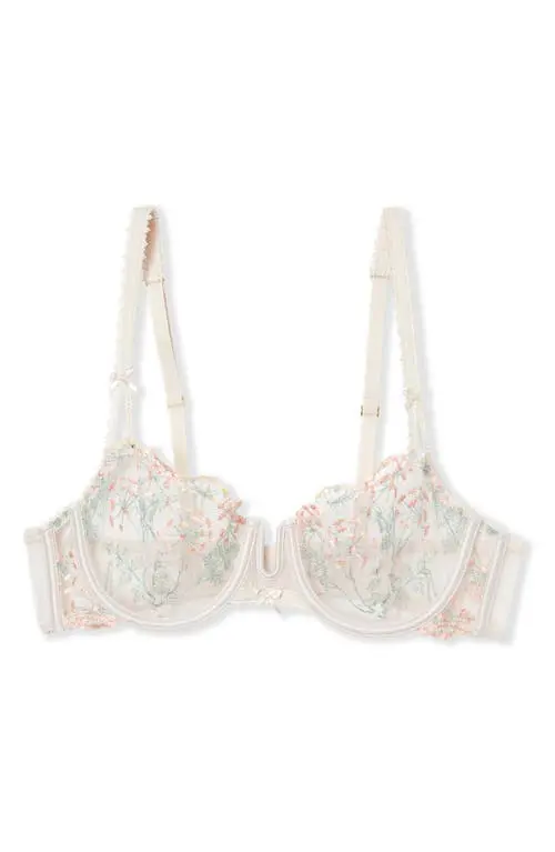 ETAM Infusion N*9 Embroidered Underwire Balconette Bra - Multicolore