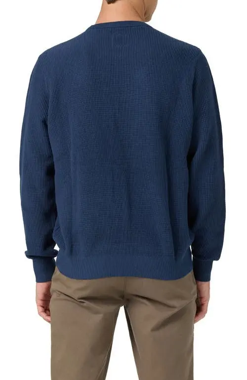 O'Neill Roscoe Waffle Knit Crewneck Sweater - Navy