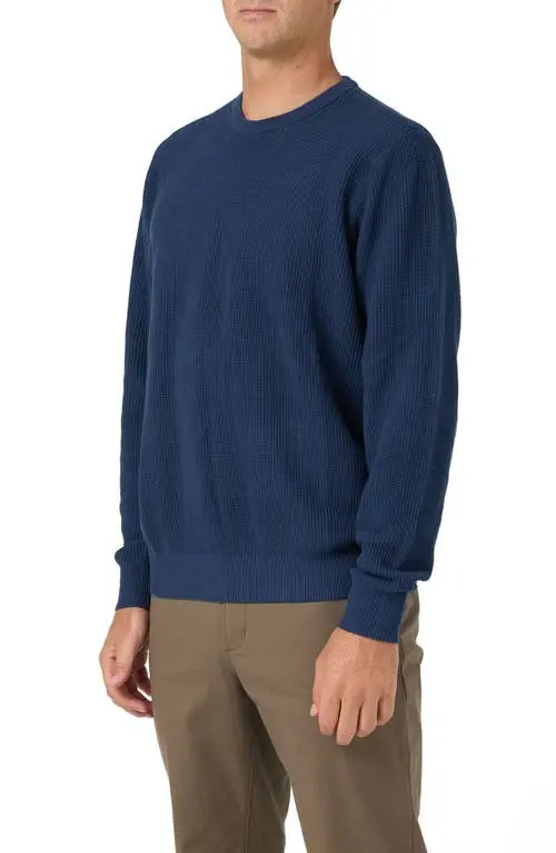 O'Neill Roscoe Waffle Knit Crewneck Sweater - Navy
