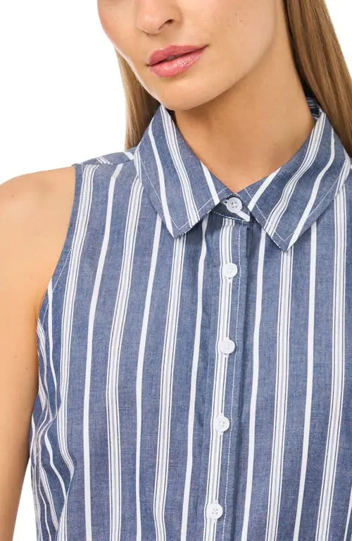 Halogen Sleeveless Button Down Shirt