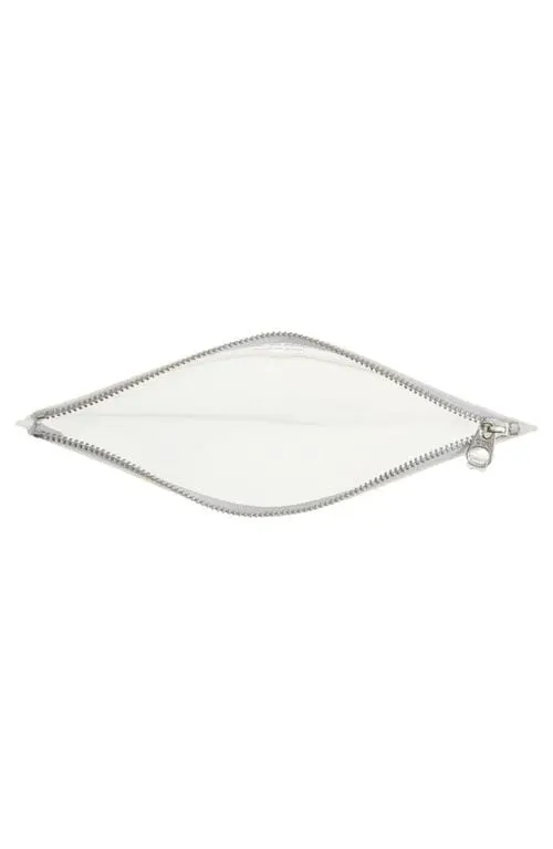 Comme Des Garçons Snakeskin Embossed Zip Pouch