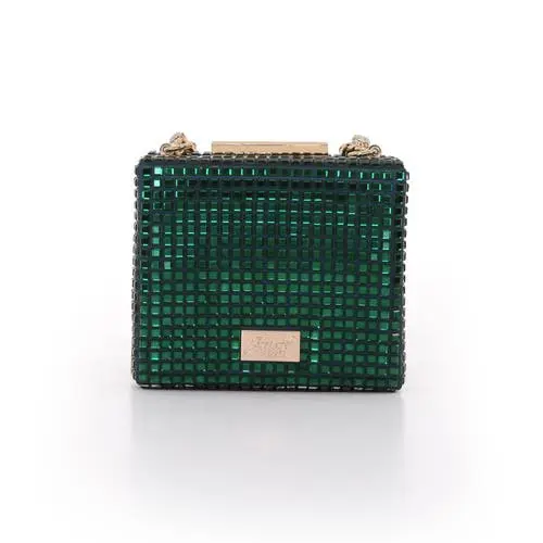 Badgley Mischka Serenity Crystal Box Clutch