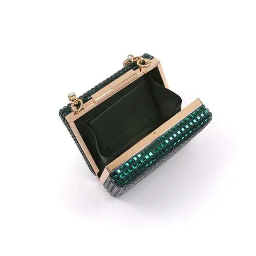 Badgley Mischka Serenity Crystal Box Clutch