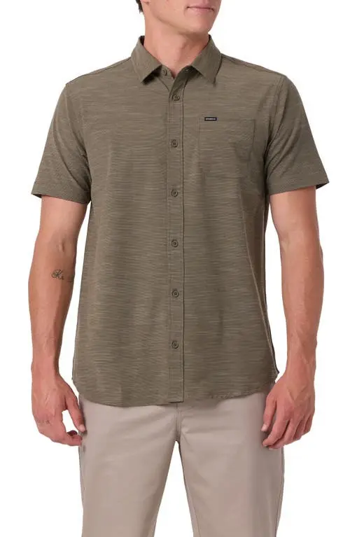 O'Neill Upf Slub Short Sleeve Button Up Shirt