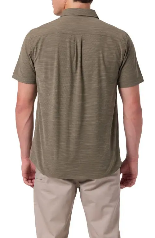 O'Neill Upf Slub Short Sleeve Button Up Shirt