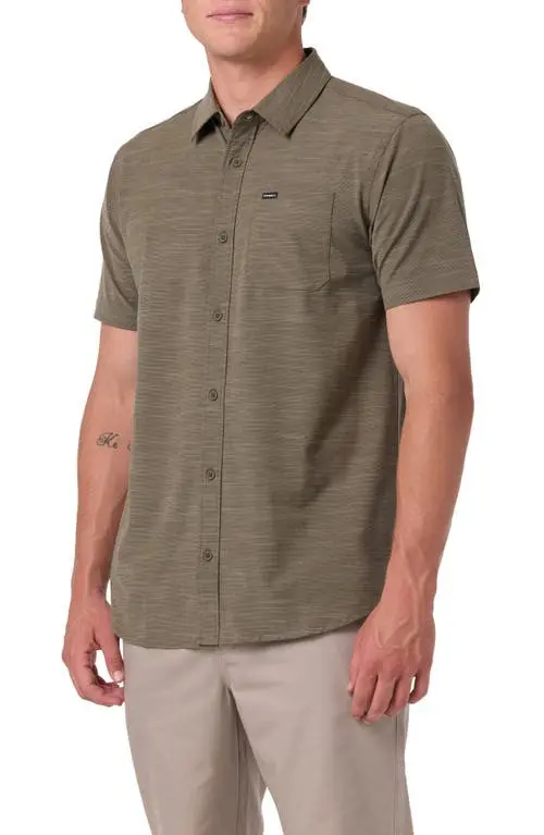O'Neill Upf Slub Short Sleeve Button Up Shirt