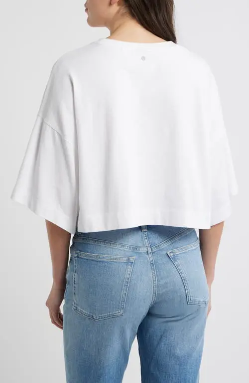 Hugo Boss Ephilas Eyelet Cotton Jersey Top