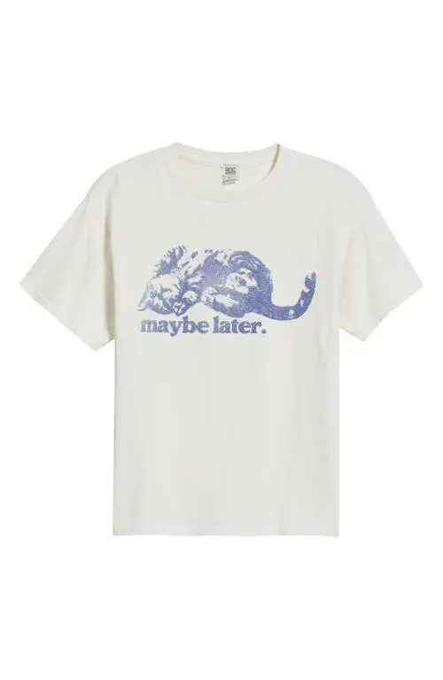 BDG URBAN OUTFITTERS Maybe Later" Cat Graphic T-shirt
