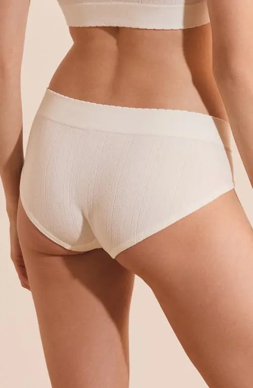 ETAM Daily Seamless Boyshorts - Ecru