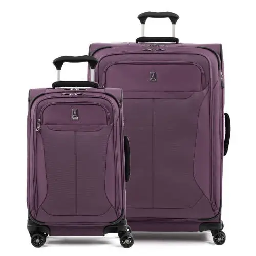 TRAVELPRO Tourlite Softside Expandable Spinner Luggage Set - Deep Purple