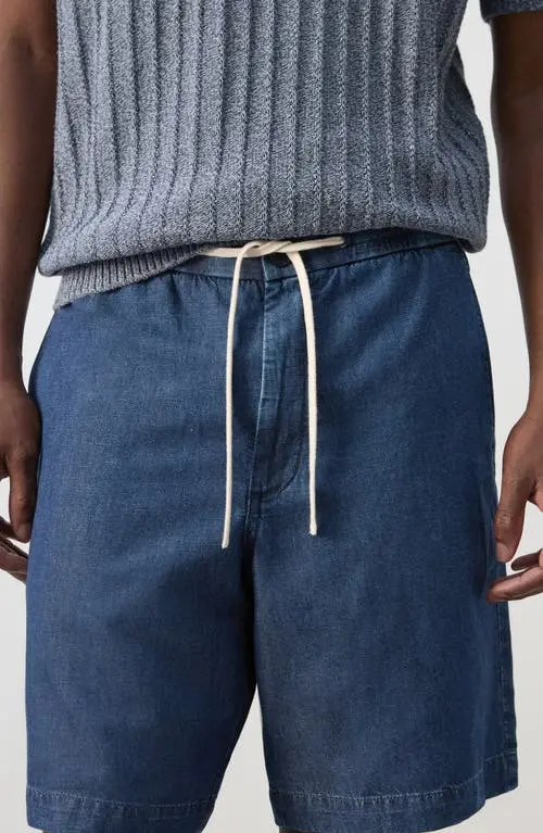 Mango Cotton Blend Drawstring Bermuda Shorts