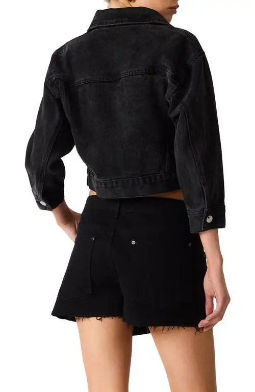 Steve Madden Dove Studded Cropped Jacket