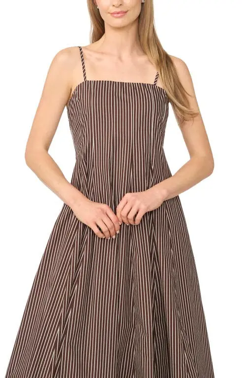 Halogen Stripe Fit & Flare Sundress
