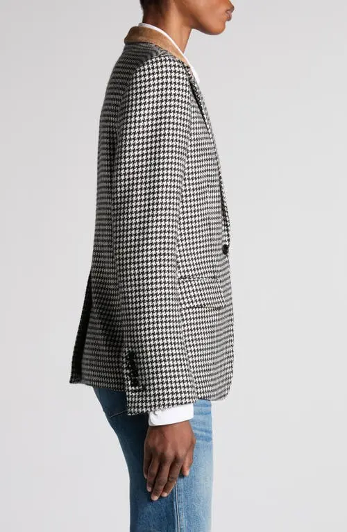 TOM FORD Cashmere Houndstooth Boyfriend Jacket