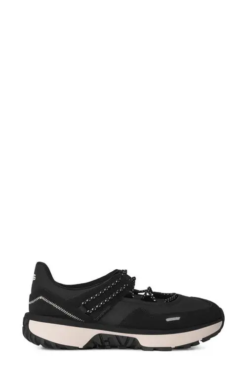 UGG Retrofi Lace-up Ballet Sneaker - Black