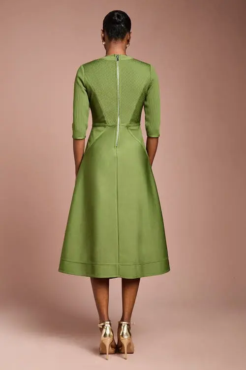 Coast Bandage V-neck Midi Dress