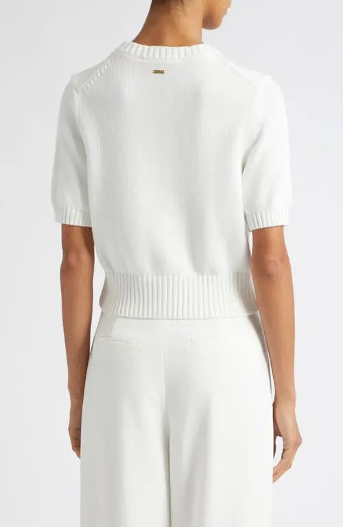TOCCIN Elsie Organic Cotton Short Sleeve Sweater
