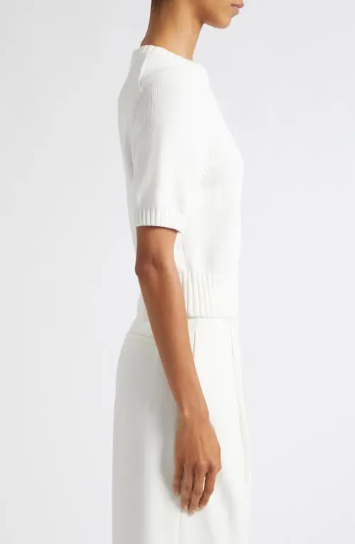 TOCCIN Elsie Organic Cotton Short Sleeve Sweater