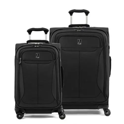 TRAVELPRO Tourlite Softside Expandable 2-piece Spinner Luggage Set - Black