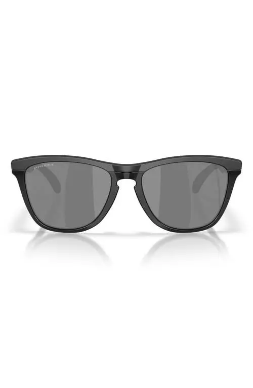 Oakley Gender Inclusive Frogskins Range 58mm Round Sunglasses - Matte Black/black