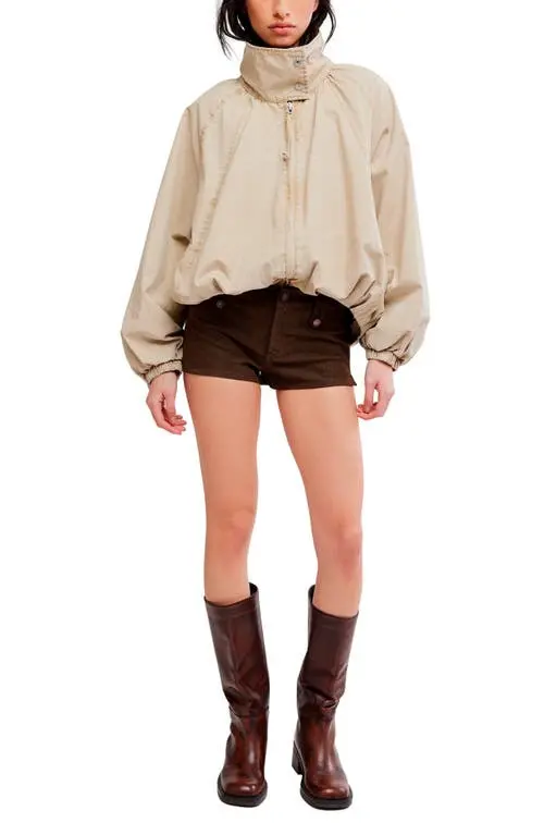 Free People Vagabond Faux Leather Shorts