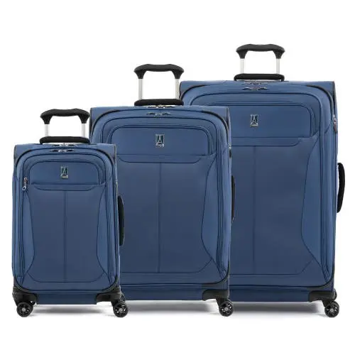 TRAVELPRO Tourlite Softside Expandable 3-piece Spinner Luggage Set - Blue