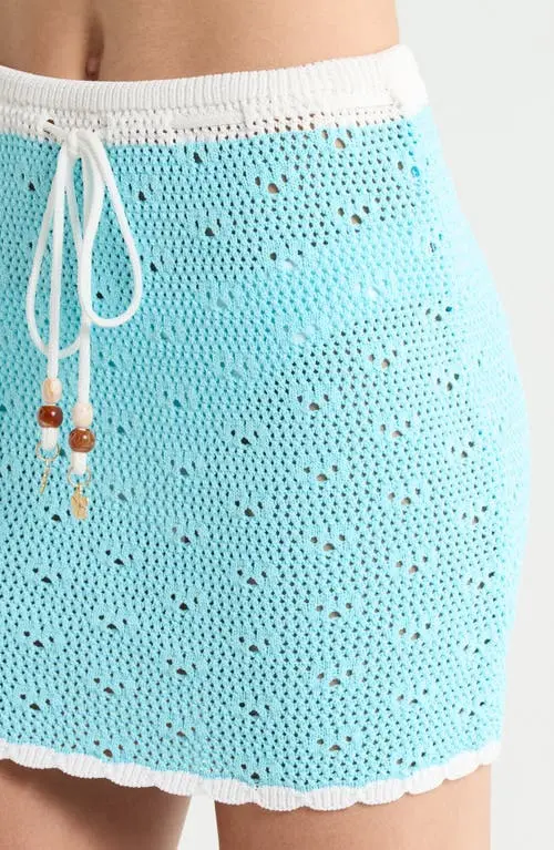 KULANI KINIS Drawstring Knit Miniskirt