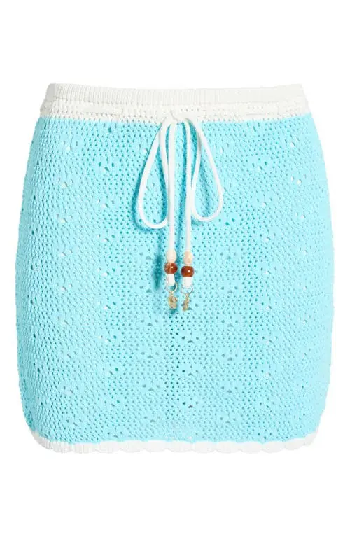 KULANI KINIS Drawstring Knit Miniskirt