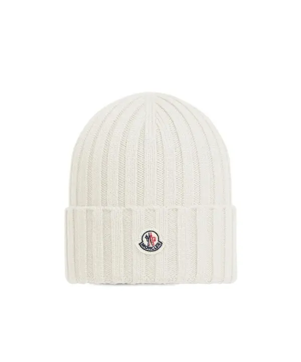 Moncler Logo Wool Beanie