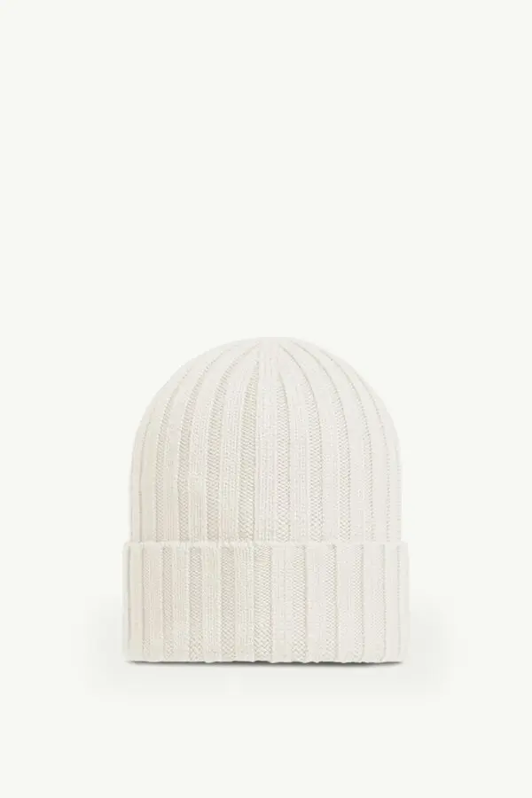 Moncler Logo Wool Beanie