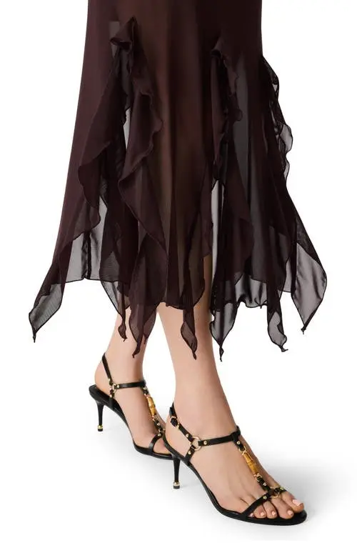 Steve Madden Mariane Ruffle Sleeveless Maxi Dress