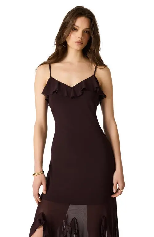 Steve Madden Mariane Ruffle Sleeveless Maxi Dress