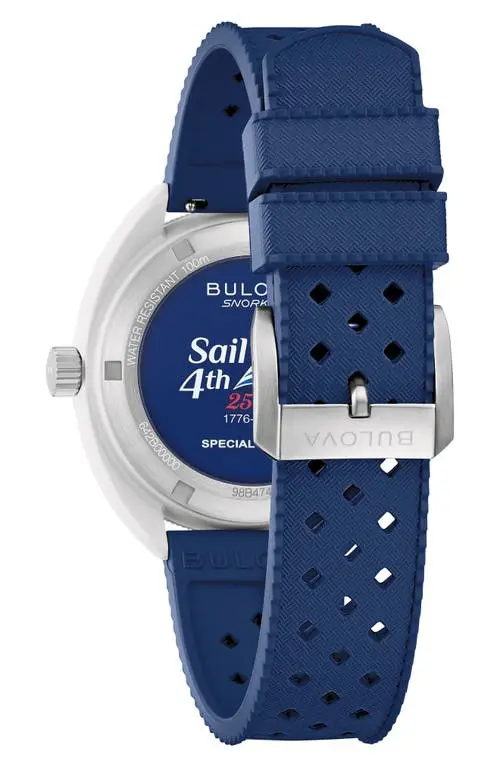 Bulova X Sail4th Snorkel Rubber Strap Watch