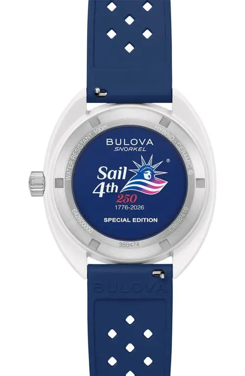 Bulova X Sail4th Snorkel Rubber Strap Watch