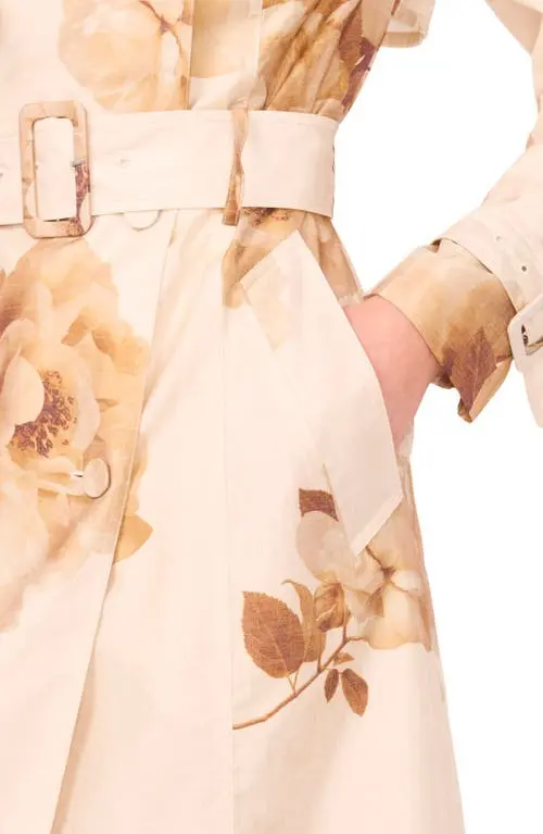 Ted Baker London Clara Floral Trench Coat