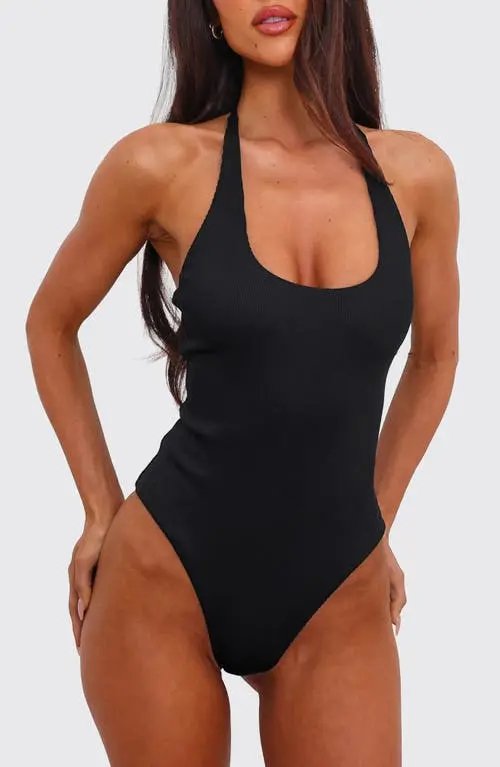 KULANI KINIS Halterneck Scoop Neck One-piece Swimsuit