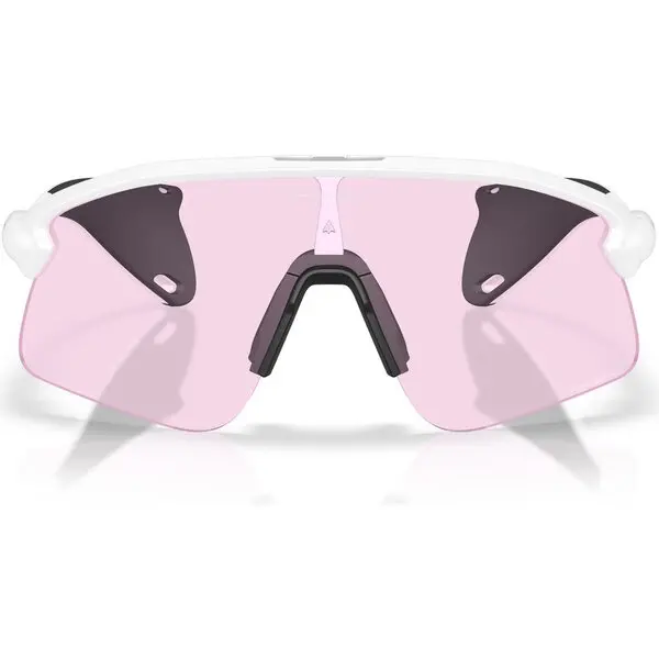Oakley Gender Inclusive Stunt Devil S 136mm Rectangle Shield Sunglasses - Matte White/prizm Low Light