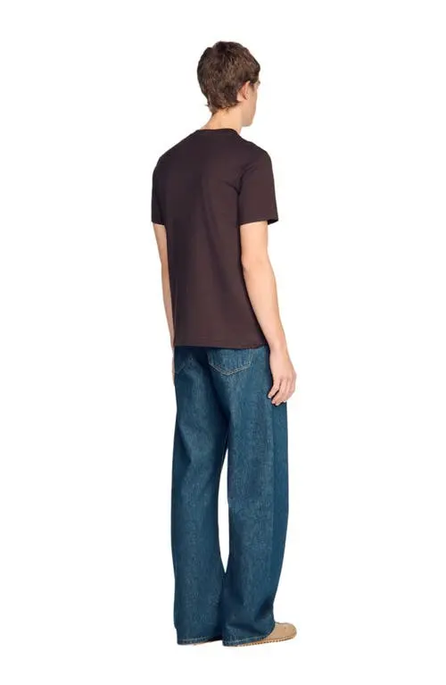 Sandro Cotton Logo T-shirt