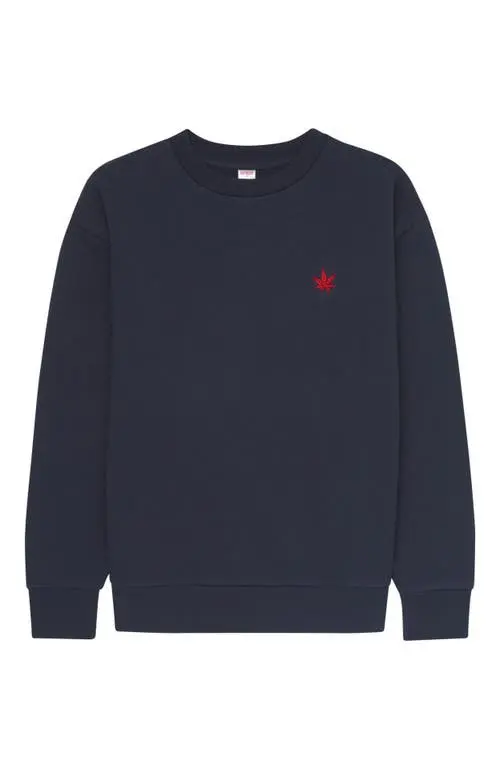 Boast Fleece Crewneck - Navy
